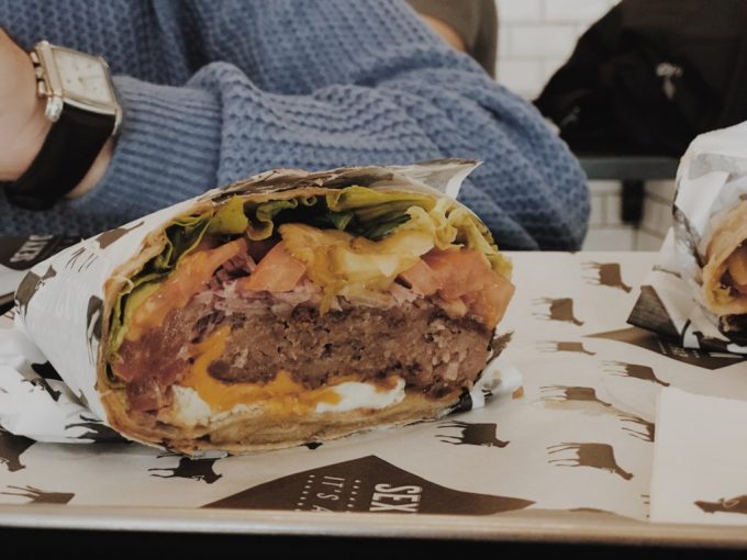 Sexy Cow Split, the best wrap I've ever had - I love Croatia