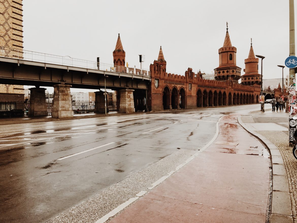 Oberbaum Bridge, a place where Berliners come to watch the stunning sunset