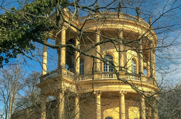 Flatow Tower in Babelsberg Park, a spectacular neo-gothic architecture