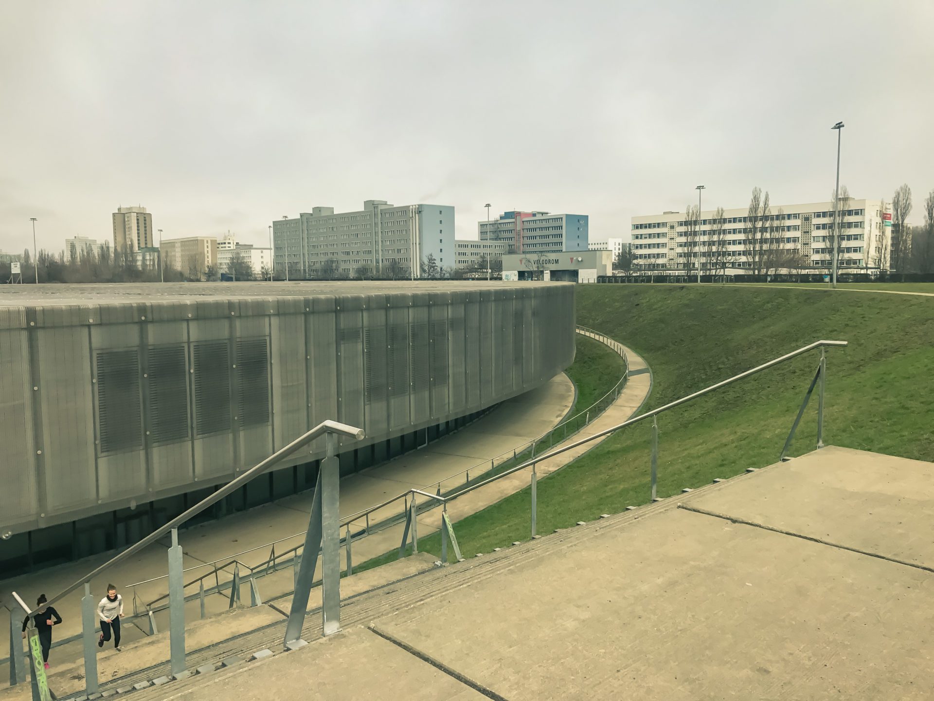 Velodrom Berlin, an interesting structure underground